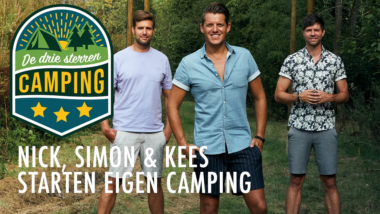 Nick, Simon en Kees starten De 3 Sterren Camping Trailer | AVROTROS